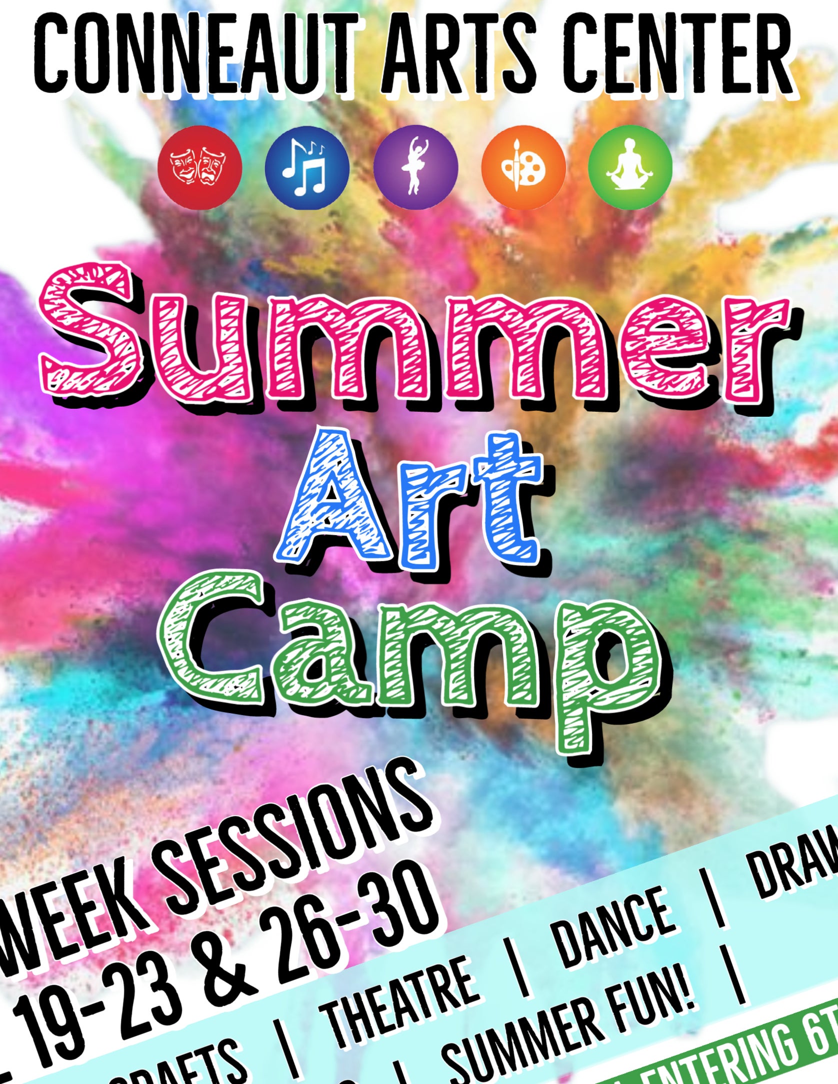 Summer Art Camp Flyer Template